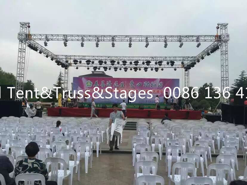 DIY 6802-T6 / 6061-T6 Line Array Arch Aluminium Stage Truss 500-1500kg ...